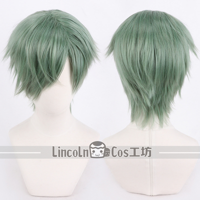 LINCOLN 刀剑乱舞 莺丸 cos假发 角色造型 若草色 cosplay假发