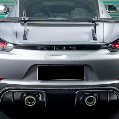 保时捷981GT4RS干碳纤维后尾翼