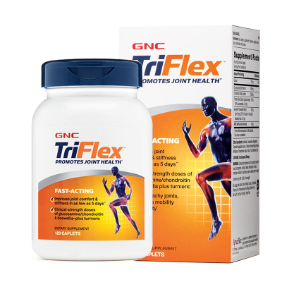 现货美国GNC健安喜快速作用维骨力triflex氨糖软骨素护关节120粒