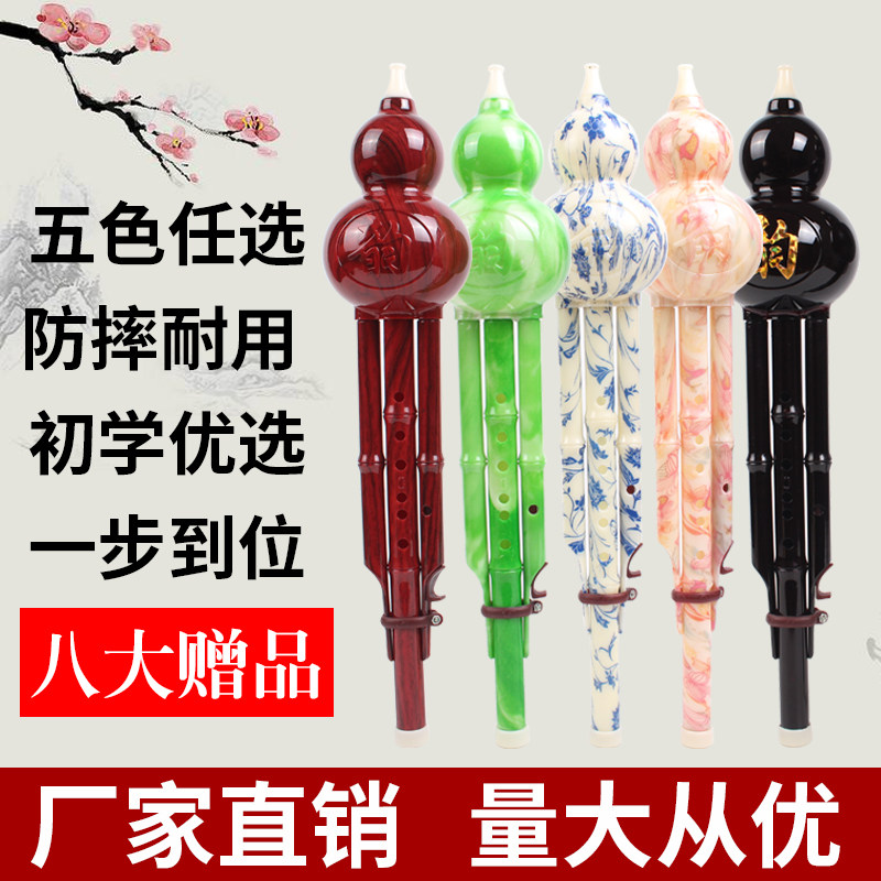 葫芦丝乐器c调降b调儿童初学者入门成人中小学生零基础自学胡芦丝