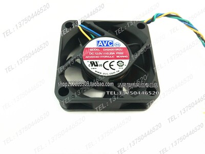 原装AVC DASA0515R2U 4515 12V 0.20A 4.5cm/厘米 4线PWM散热风扇