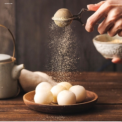 304不锈钢可可粉撒粉器烘焙糖霜咖啡细漏过粉筛子家用撒面粉工具