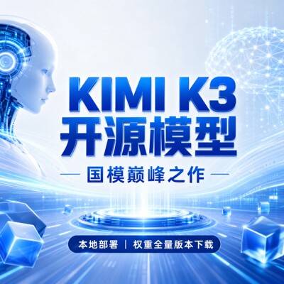 KIMIK3开源模型本地部署KIMIK3权重2.8T参数全量版本coding模型