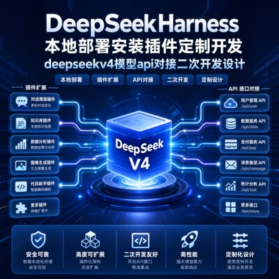 DeepSeek Harness部署安装插件定制开发deepseekv4pro模型api对接