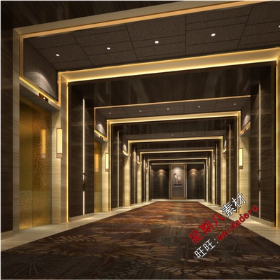 jd1 bldi刘波设计维尔酒店效果图概念方案CAD施工图物料表