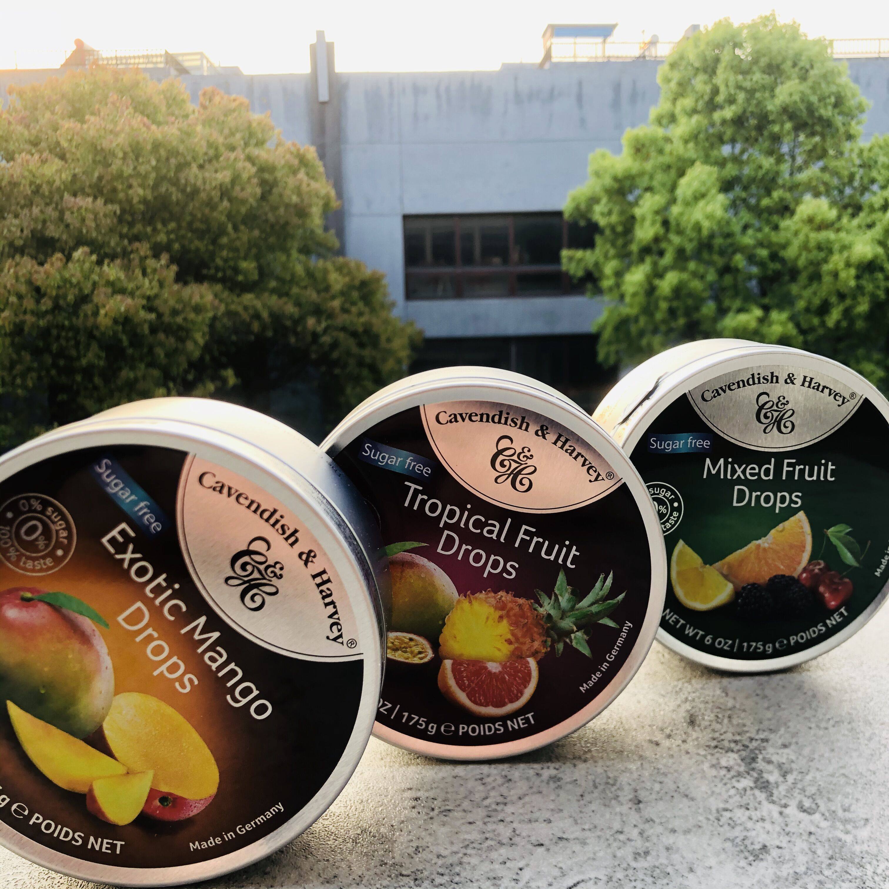 sugar free fruit drops德国进口嘉云无糖什锦水果味热带水果芒果_虎窝淘