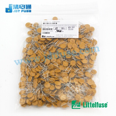 力特60R075XU 0.75A60VDC无铅径向插件 48V通信电动车自恢复 PPTC