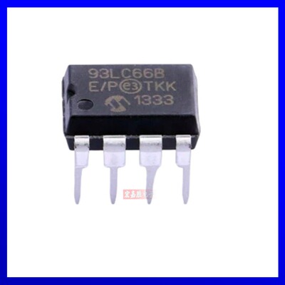 93LC66B-E/P【IC EEPROM 4KBIT SPI 2MHZ 8DIP】全新原装正品芯片