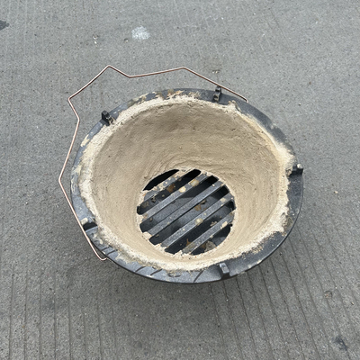 传统耐火泥炉手工制作烧烤炉