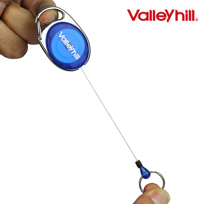 原装日本进口谷山VALLEYHILL钓鱼小配件渔具用品防脱失手绳伸缩扣
