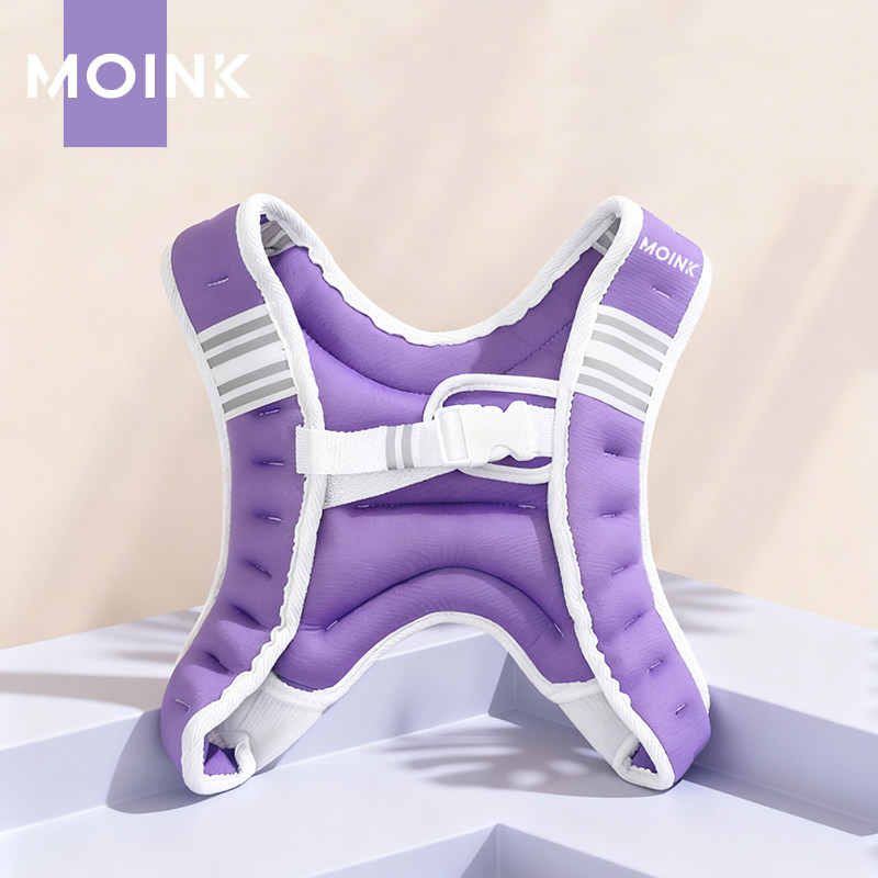 moink负重背心跑步装备儿童可调节沙袋衣健身拳击运动马甲3/5公斤