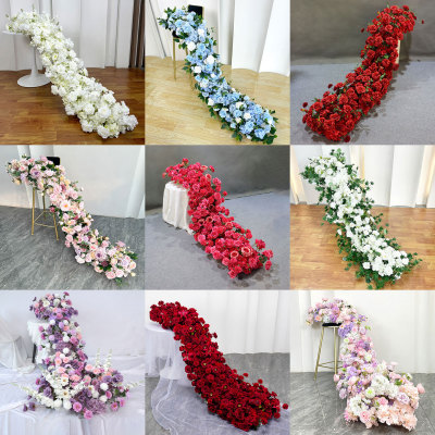 瀑布桌花婚庆仿真花生日装饰花