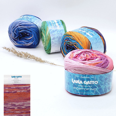 lanagatto段染棉麻线