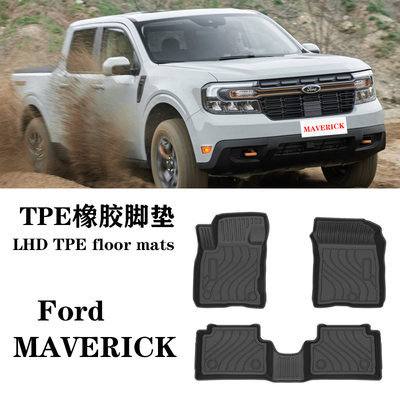22/23/24新款FORD适用福特MAVERICK独行侠防水软胶乳橡胶TPE脚垫