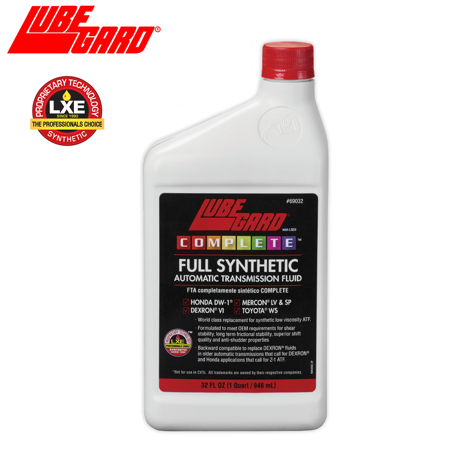 路博加Lubegard 69032 ATF 全合成自动变速箱油6789速兼容946ml