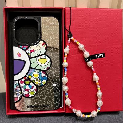 C家潮牌村上隆太阳花适用iphone16promax/17pro 手机壳15pro苹果14镜面MagSafe磁吸13保护套12新款时尚11艺术