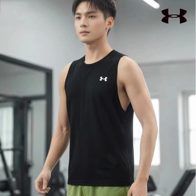UA安德玛男速干健身跑步运动背心