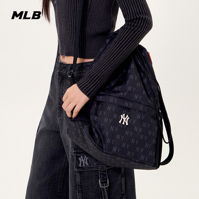 MLB老花满印抽绳大容量运动包