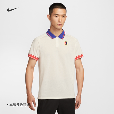 Nike耐克男子运动网球T恤POLO衫