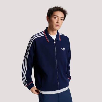 阿迪达斯三叶草夹克男子针织外套