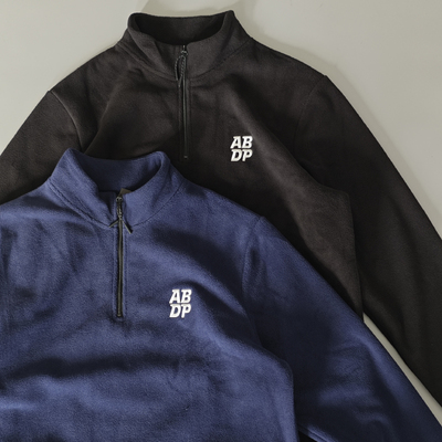 ABDP摇粒绒半拉链套头长袖外套