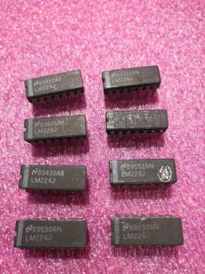 陶瓷LM224J LM224四运算放大器双列直插DIP-14