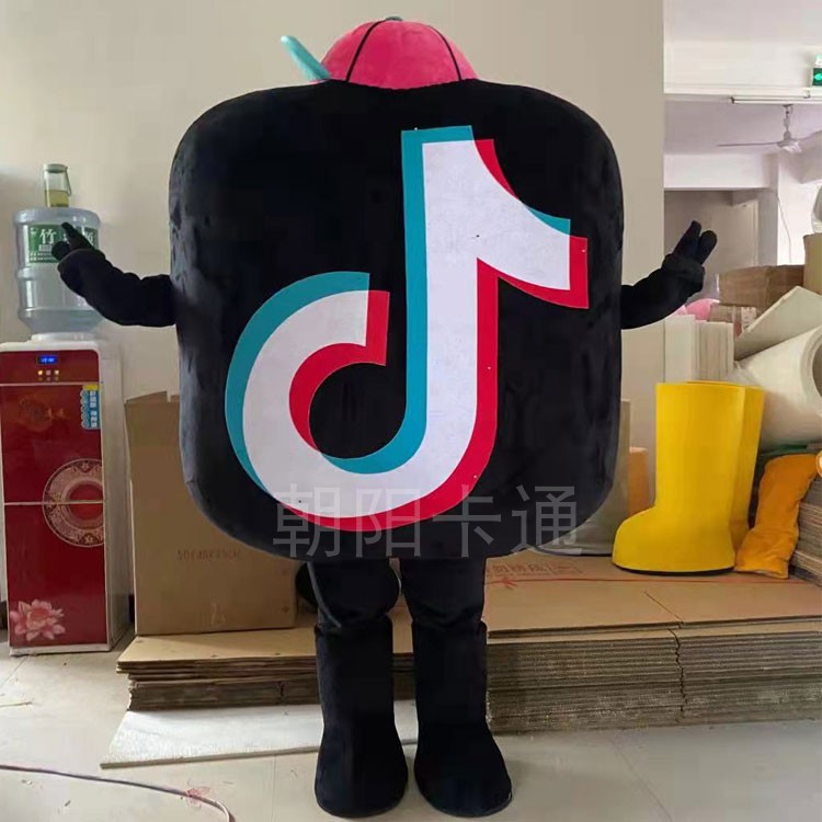 定制网红抖音吉祥物玩偶服方形卡通人偶服装布偶cos服表演道具衣