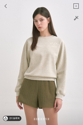 潮流直邮 韩国SJSJ正品 24年冬 时尚圆领卫衣 SJ2EATTOE57W