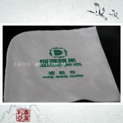 榴莲糖果酒店一次性用品一次性擦鞋布 宾馆客房无纺布擦鞋布 整箱