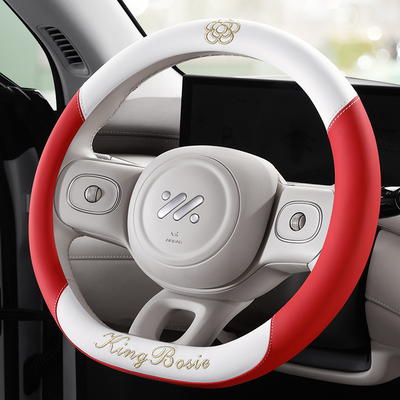 新款山茶花东威A8plus冠行Q5M2F1M2老头乐四轮电车方向盘套四季