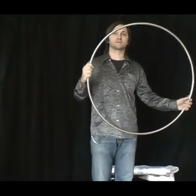 魔术教学 2024悬浮环The Hoop for the Levitation by Victor精品