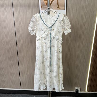 1012撤柜AL撤柜AL法式小众新款设计气质显瘦连衣裙长裙裙子