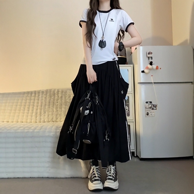 休闲运动服套装女夏季少女两件套