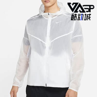耐克男子连帽反光跑步运动外套