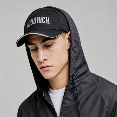 Hoodrich Black OG Fatal Cap 英国高街运动品牌3M反光棒球帽速干