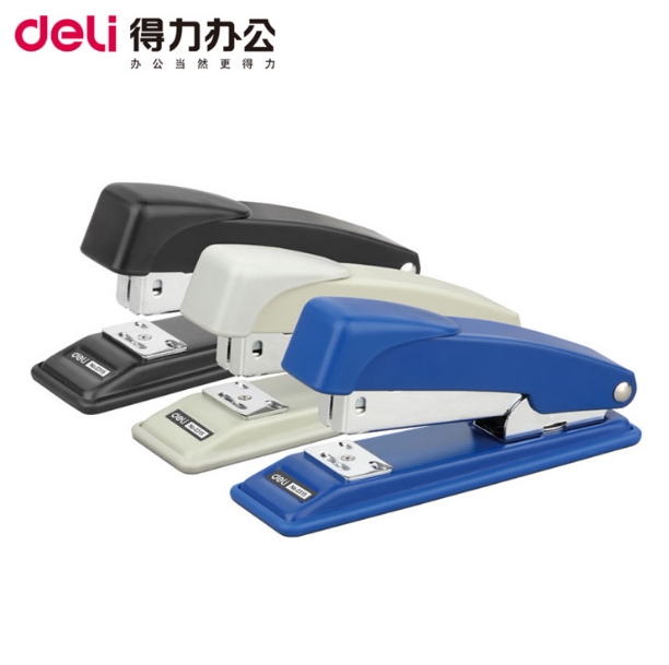 得力deli 0315订书机钉书机适用12#统一订书钉 可打25页/80g纸