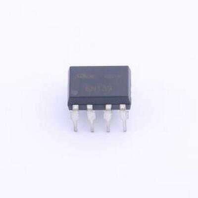 6N139 光耦-逻辑输出 DC输入 1通道 隔离电压(rms):5000V DIP-8