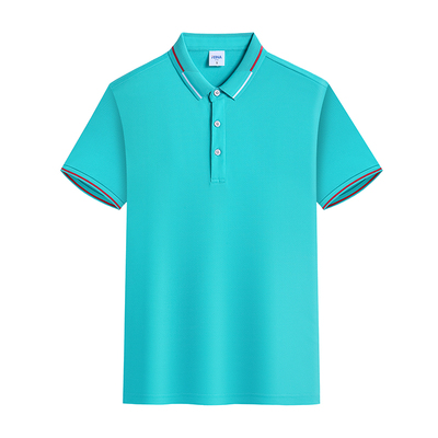 cxy2187洛卡棉polo衫定制工作服印字logo订做短袖T恤广告翻领工衣