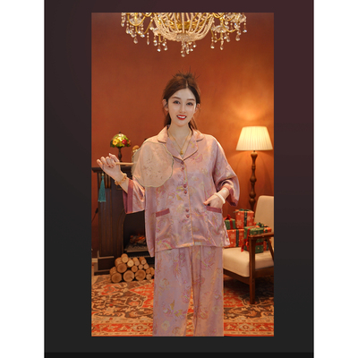 七七【尘染记】2026爆款上新刻花夏季家居服SMS