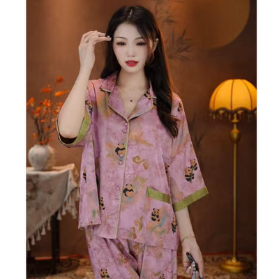 七七【竹江南】ZZ2026夏季爆款刻花工艺可外穿家居服SMS