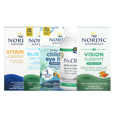 Nordic Naturals儿童Eye Health维生素A类胡萝卜素VISION SUPPORT