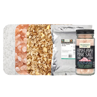 Frontier Co-op有机黑蒜调味赤杨烟熏制研磨器苹果木犹太洁食海盐