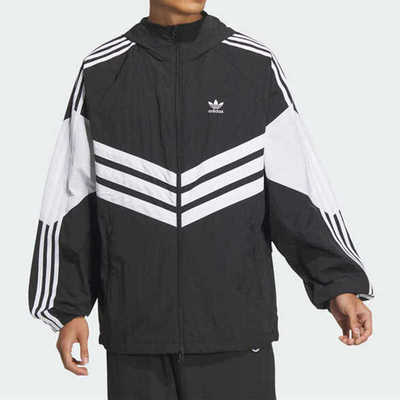 复古连帽休闲JM7260男装阿迪达斯