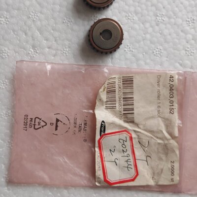 议价全新Franz 42.0403.0152驱动滚轮1.6槽，原