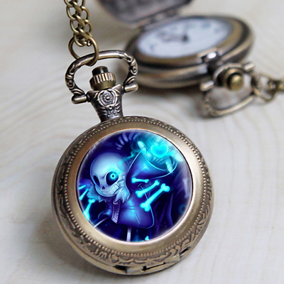 传说之下怀表undertale 动漫游戏周边项链表怀表手表学生礼物表