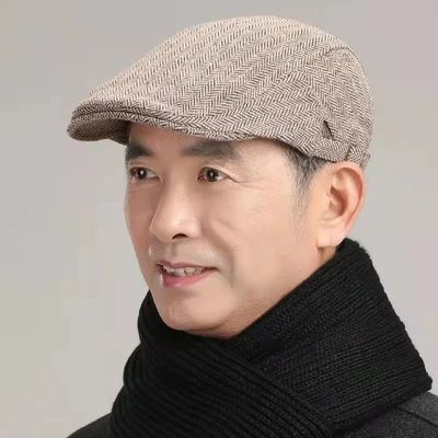 老人前进帽老头秋冬休闲爸爸单帽