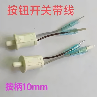LRXTH冰箱门开关白色按钮带线