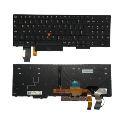 加拿大法文CFR背光键盘适用联想T590 P53S L590 01YP682