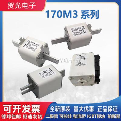 巴斯曼快速熔断器170M3363/3364/3365/3366/3367/3368/3369全系列