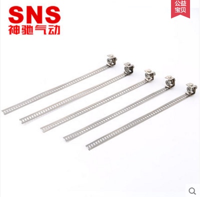 SNS牌 SC MAL MA CDJ2B不锈钢气缸磁性开关支架绑带 万能绑带